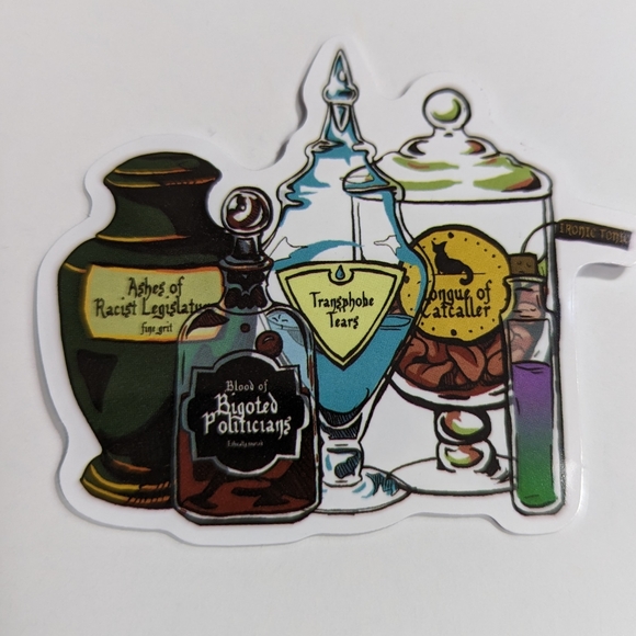 Source Unknown | Design | Transphobe Tears Sticker | Poshmark